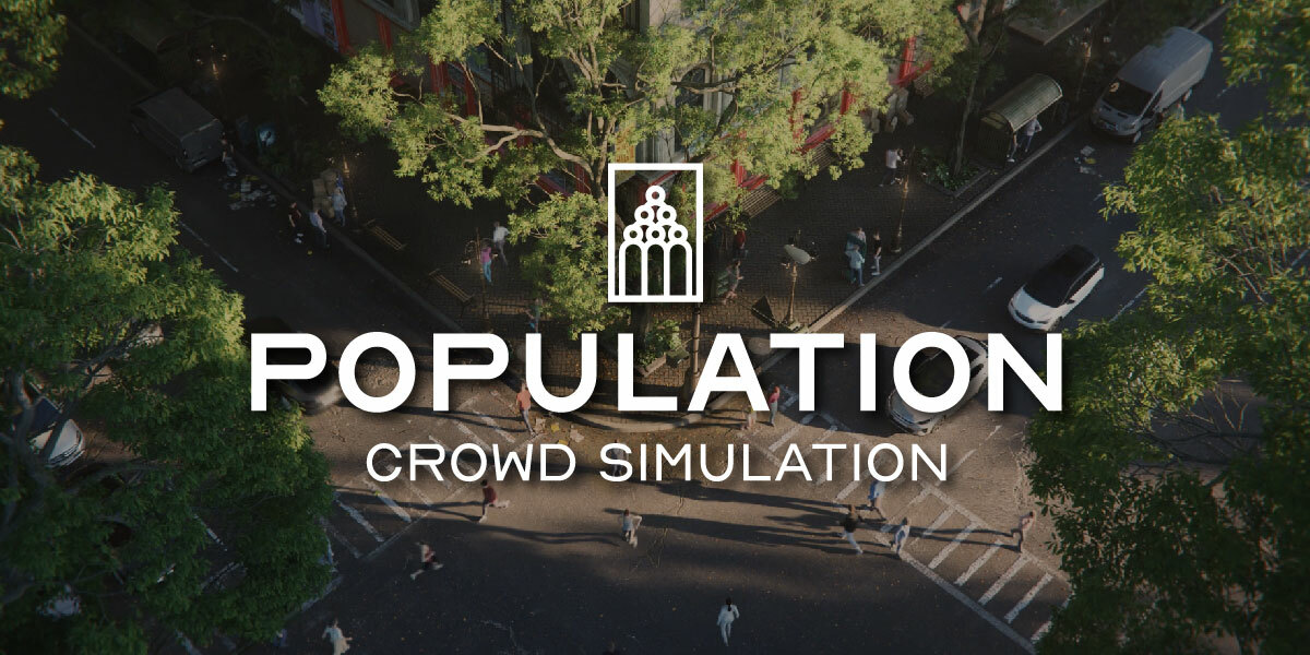 Population - Human Crowd Simulation - Blender Market