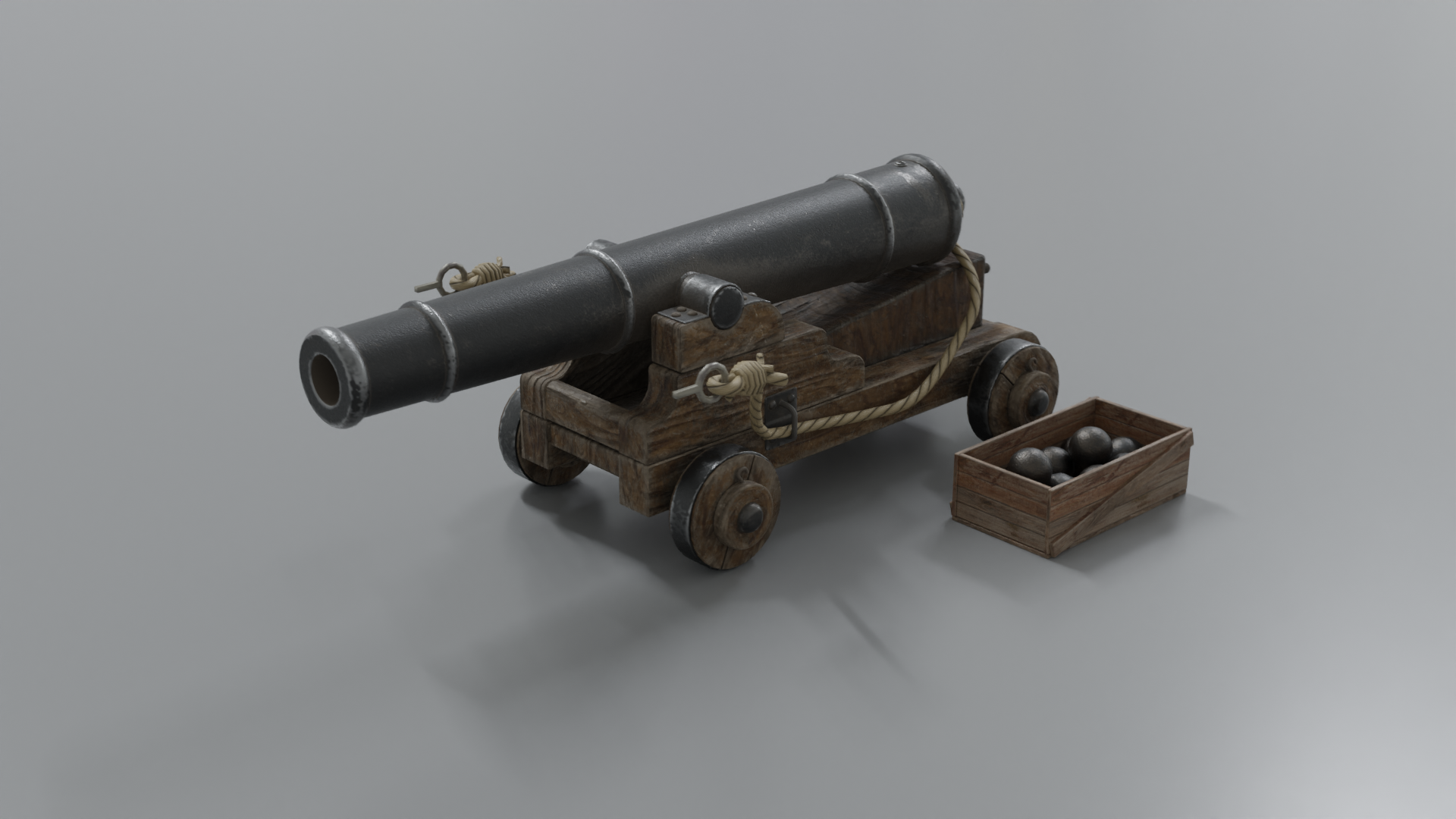 18th cannon - Blender Market