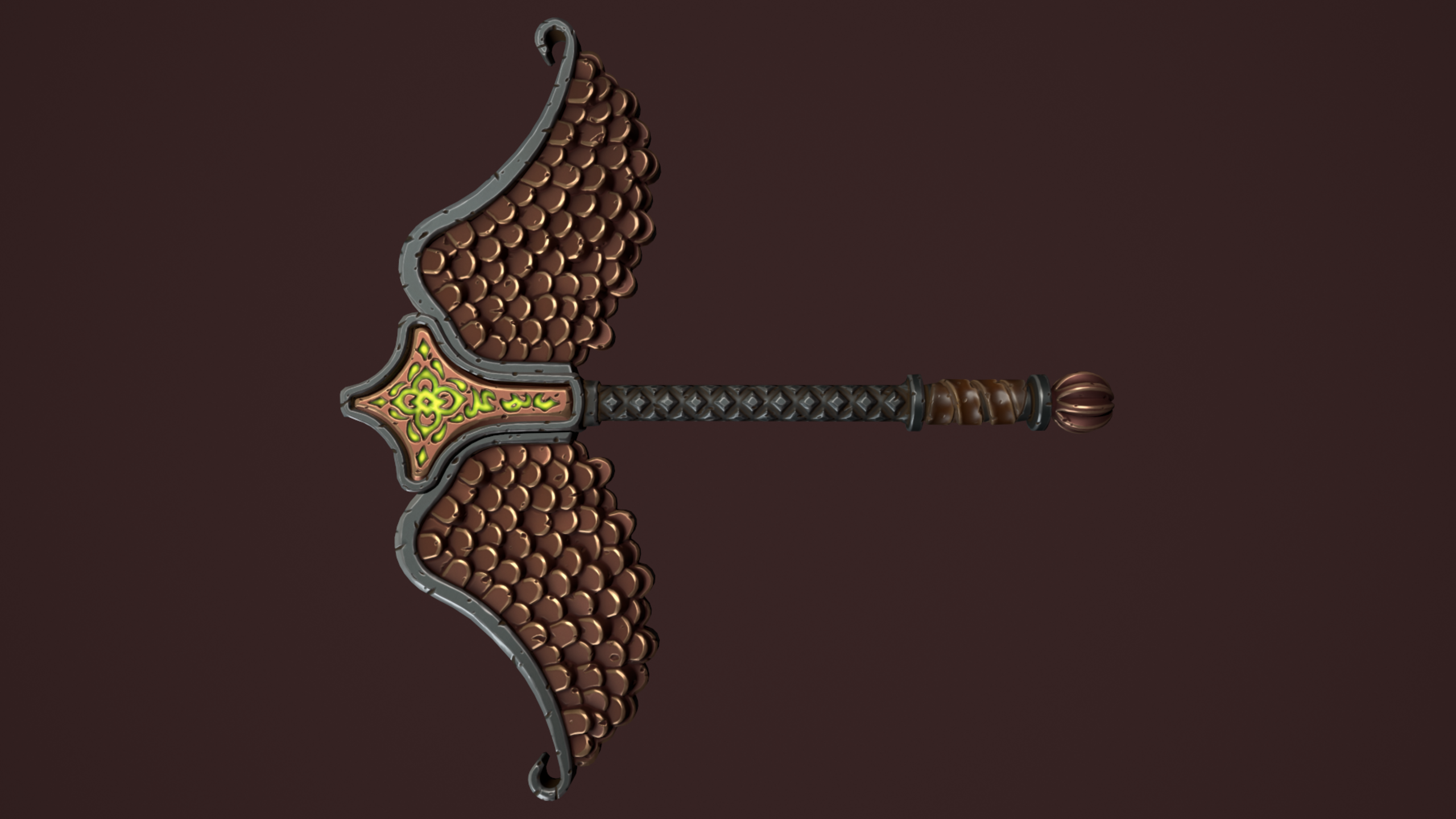 Rune scepter - Blender Market