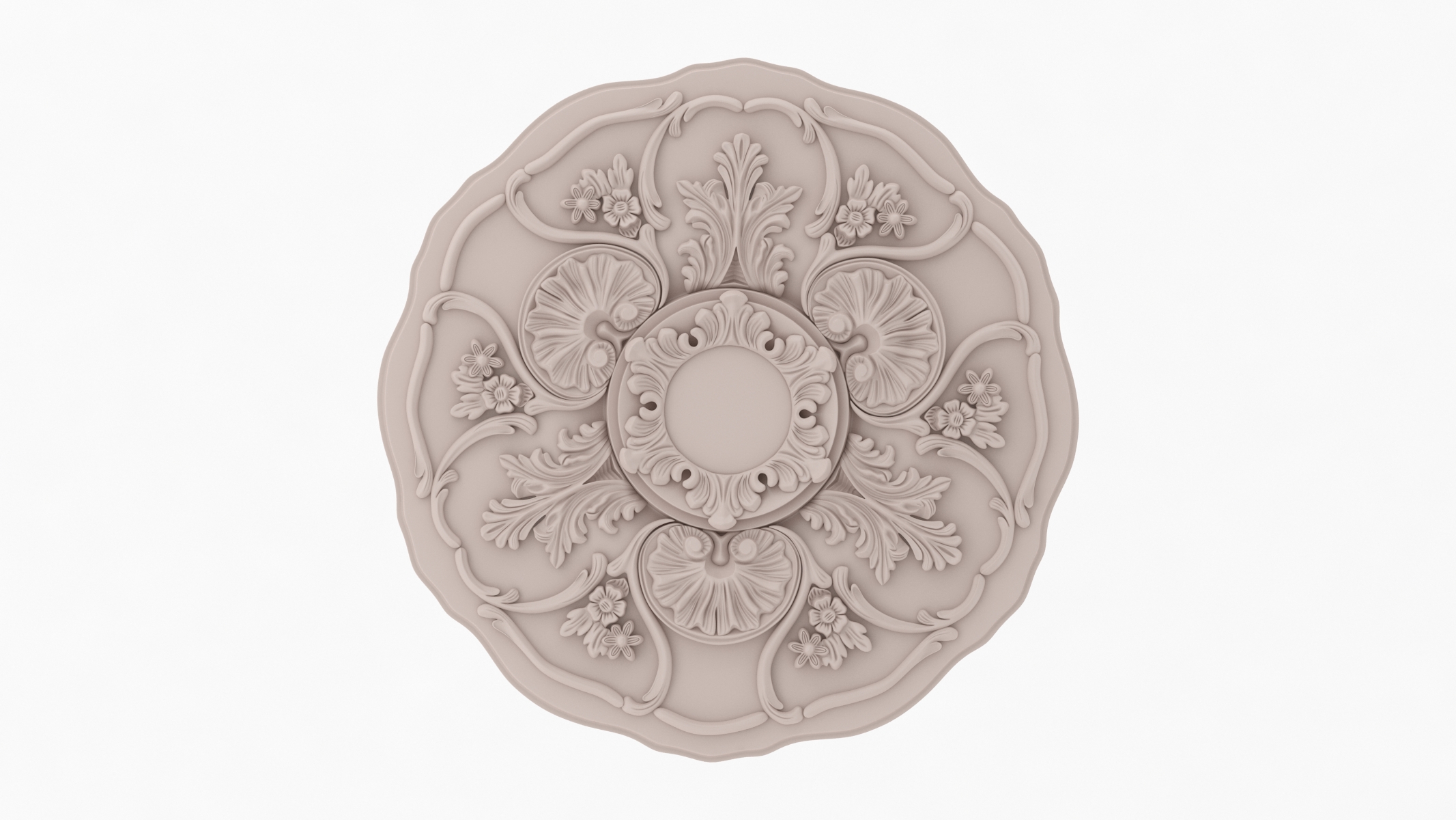 Classic Ceiling Medallion 04 - Blender Market
