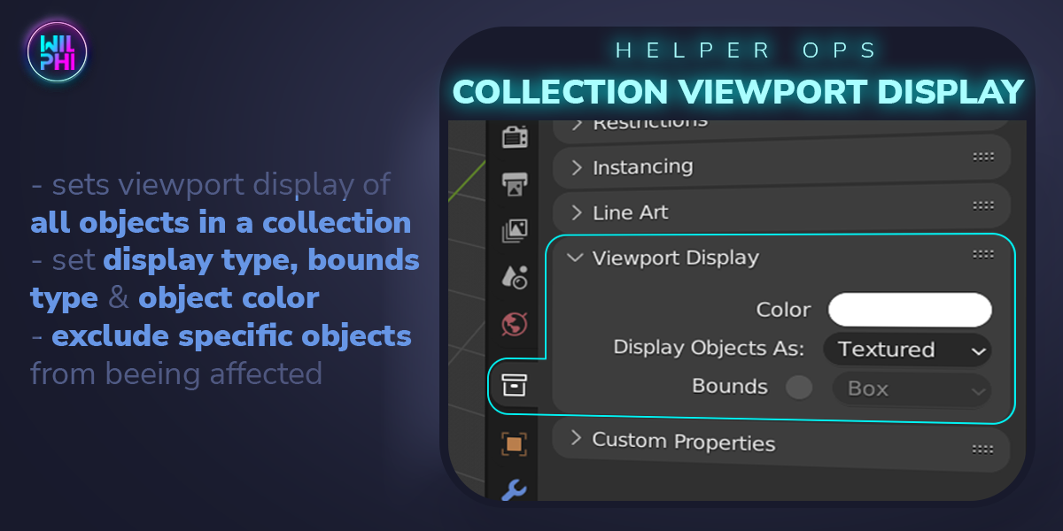 Helper Ops: Collection Viewport Display - Blender Market