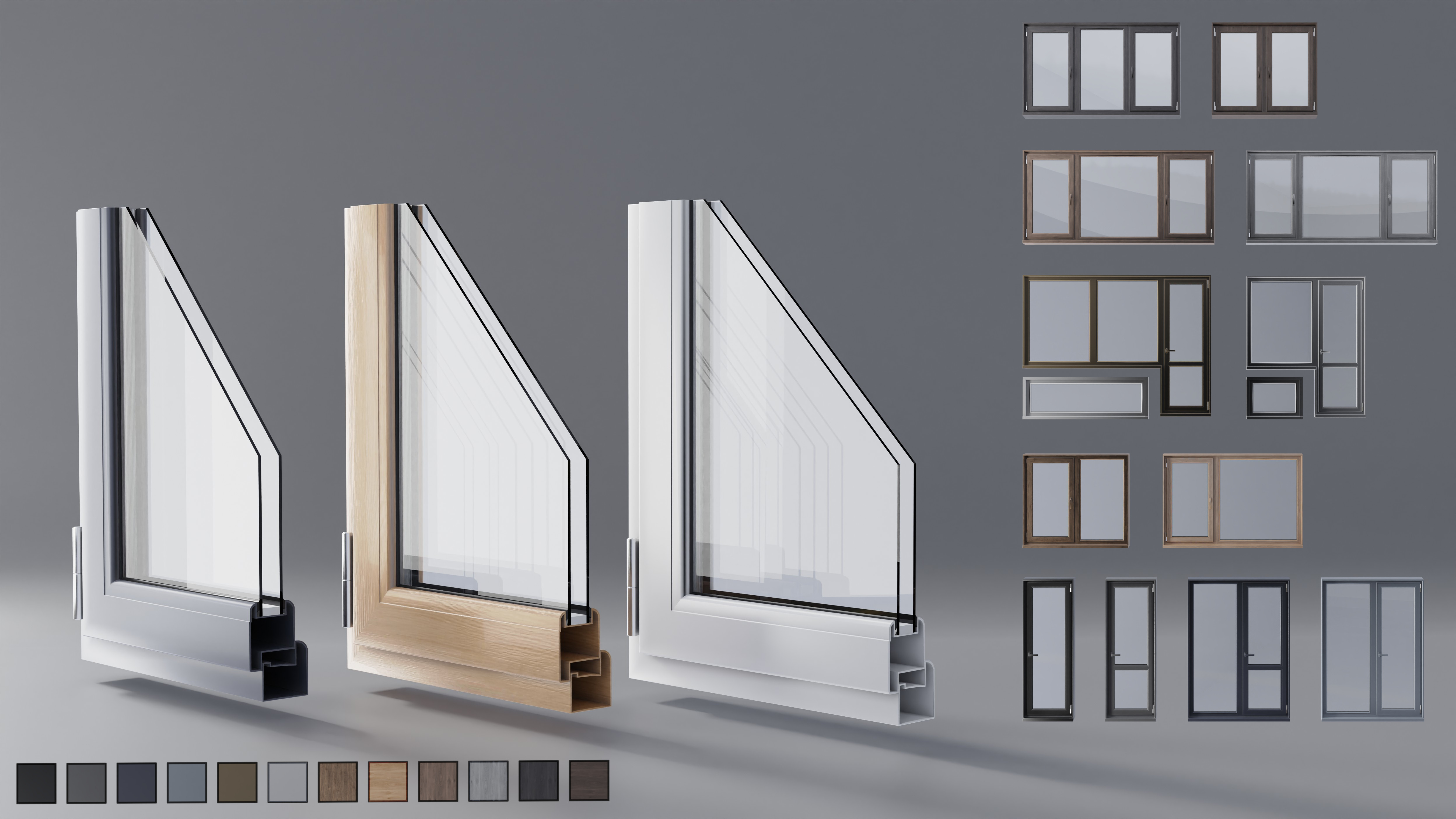 Luxury Window Collection Style 1 - Blender Market