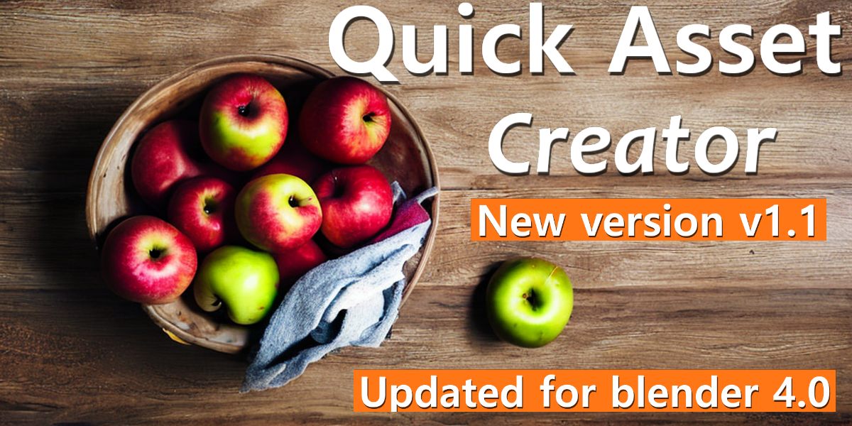 Quick Asset creator - Blender Market