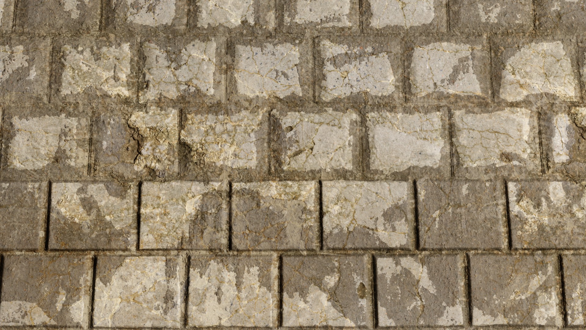 Concrete Brick Wall PBR Texture - Blender Market