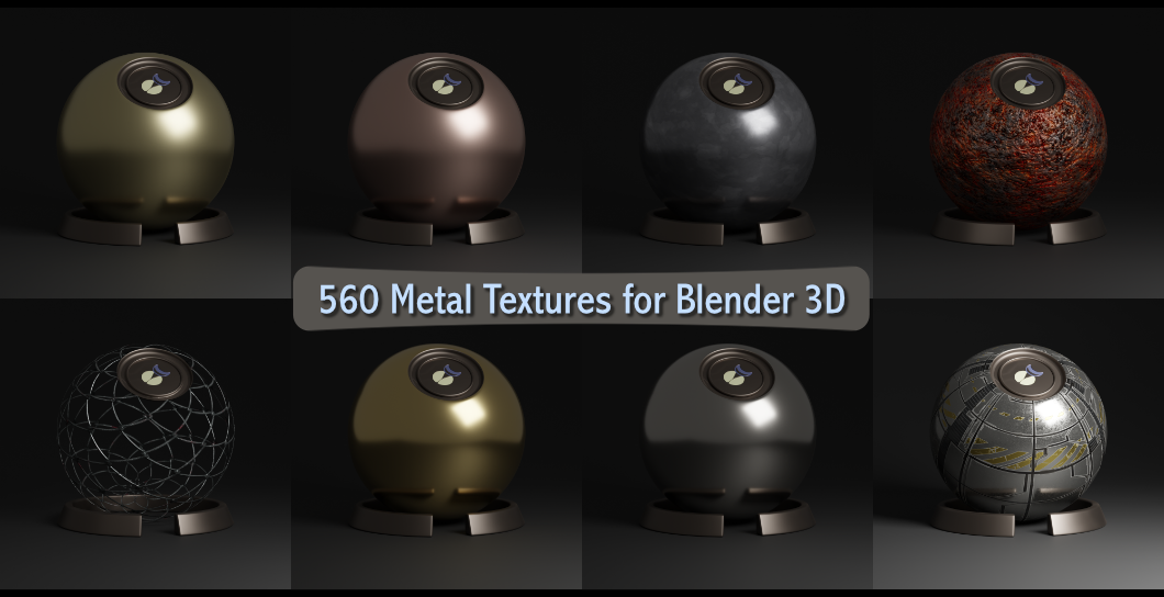 Metal Textures for Blender 3D - Blender Market