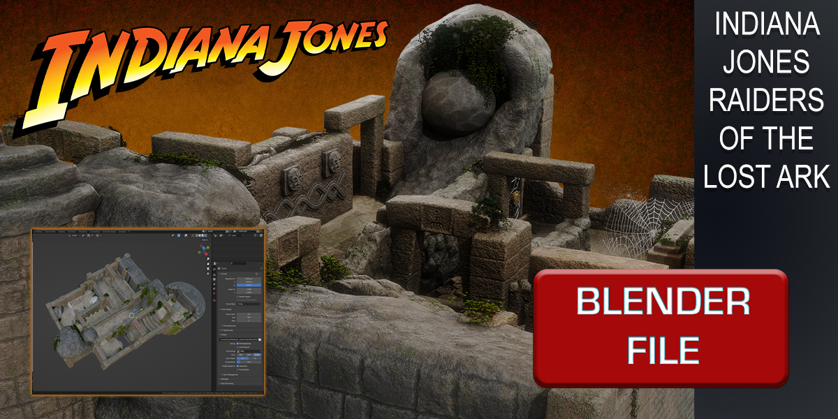 Indiana Jones Raider of The Lost Ark in Blender 3 (Fully Animated ...