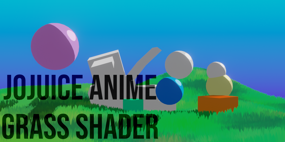 JoJuice - Anime Grass Shader With Particle System EEVEE - Blender Market