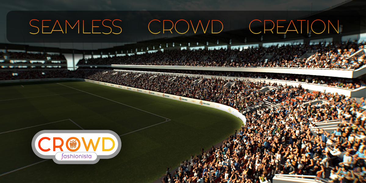 【アドオン紹介】Crowd Fashionista – カスタマイズ可能なキャラを簡単追加！ | CGbox