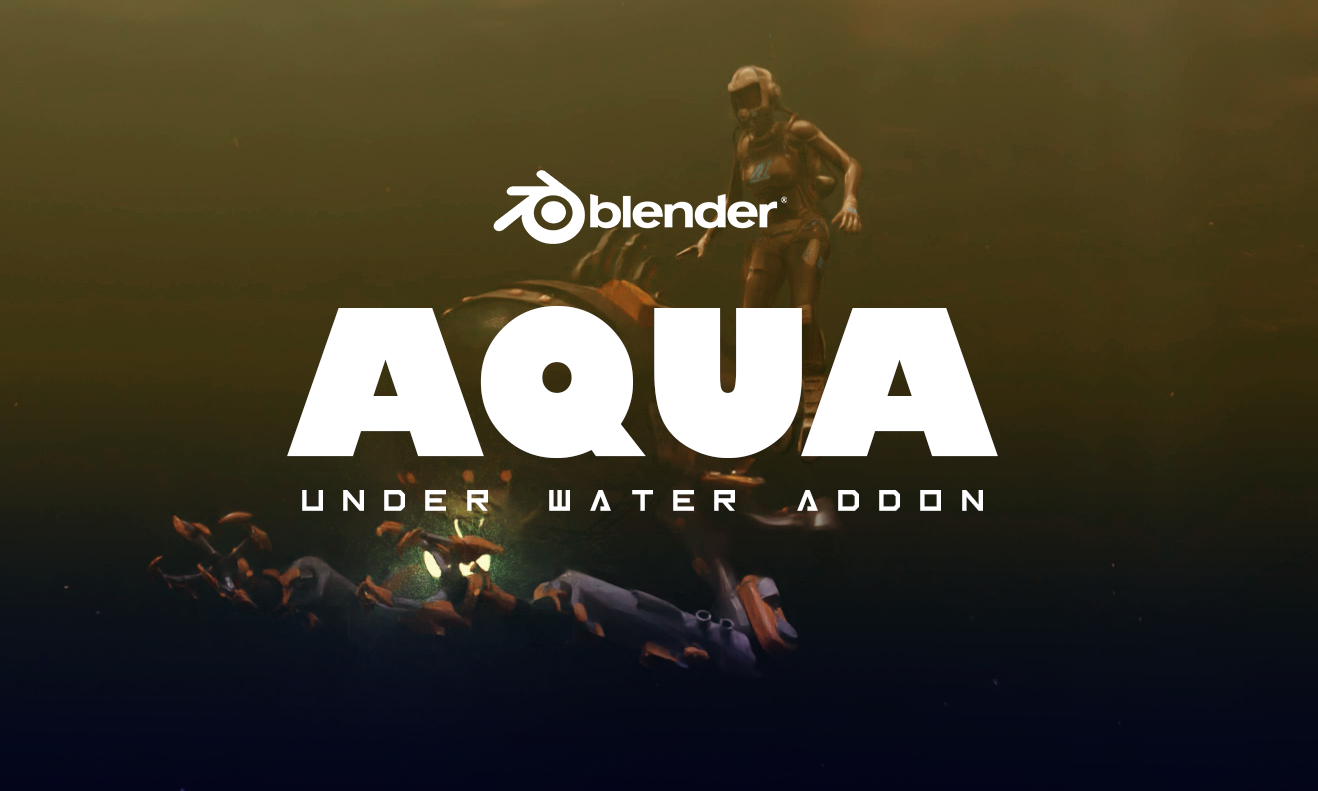 【アドオン紹介】Aqua Under Water – 水中環境の作成に欠かせない！ | CGbox
