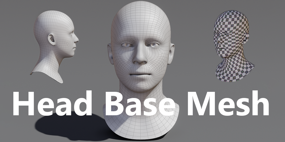 Head Base Mesh - Blender Market