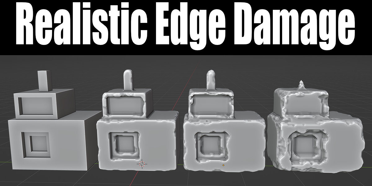 Realistic Edge Damage - Blender Market