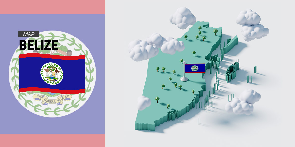 Belize Map (3D + Pre-rendered Images) - Blender Market