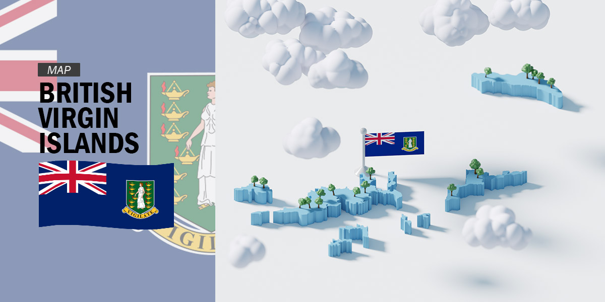 British Virgin Islands Map (3D + Pre-rendered Images) - Blender Market