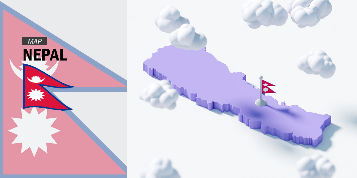 Nepal Map (3D + Pre-rendered Images) - Blender Market