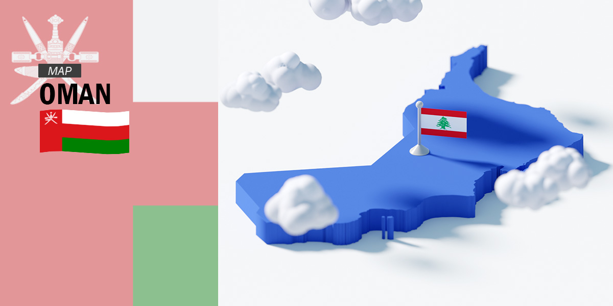 Oman Map (3D + Pre-rendered Images) - Blender Market