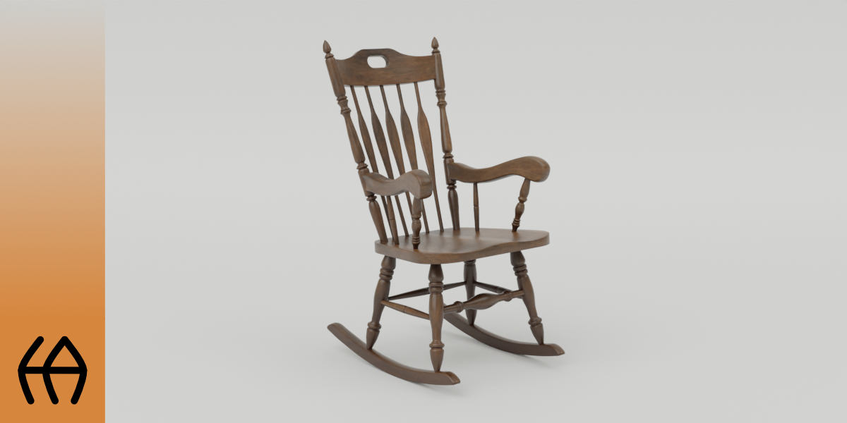Antique Rocking Chair - Blender Market