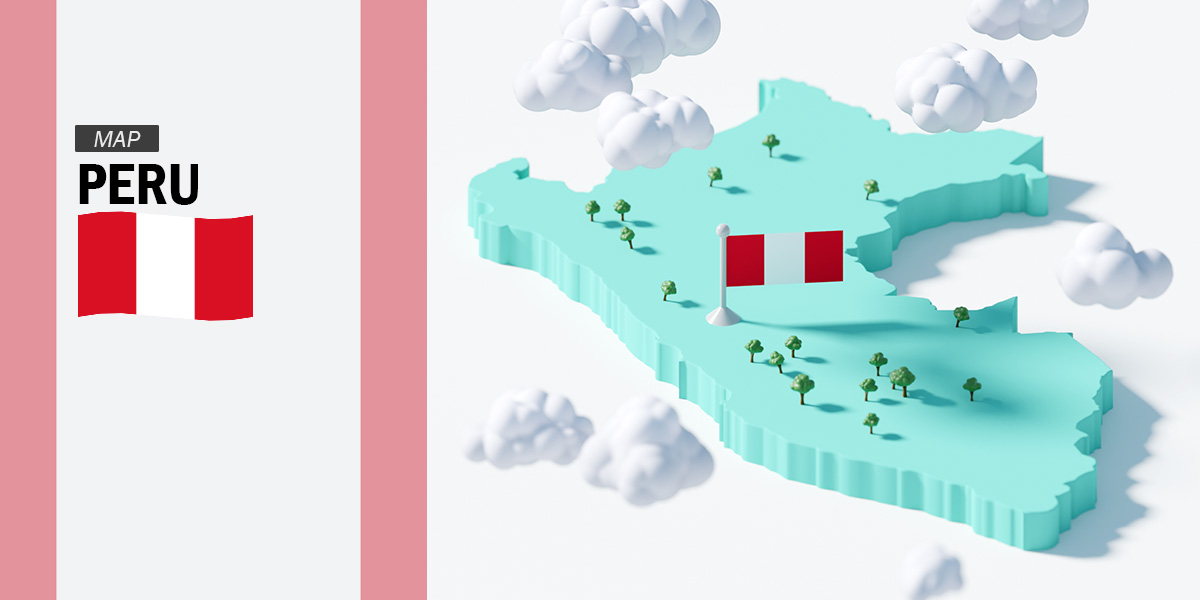 Peru Map (3D + Pre-rendered Images) - Blender Market