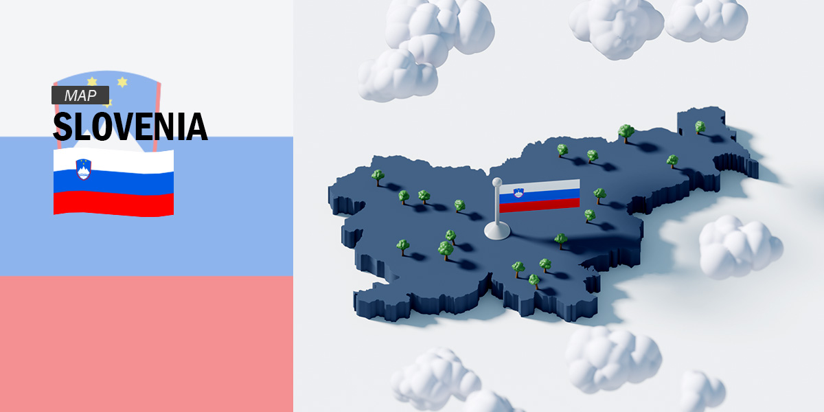 Slovenia Map (3D + Pre-rendered Images) - Blender Market