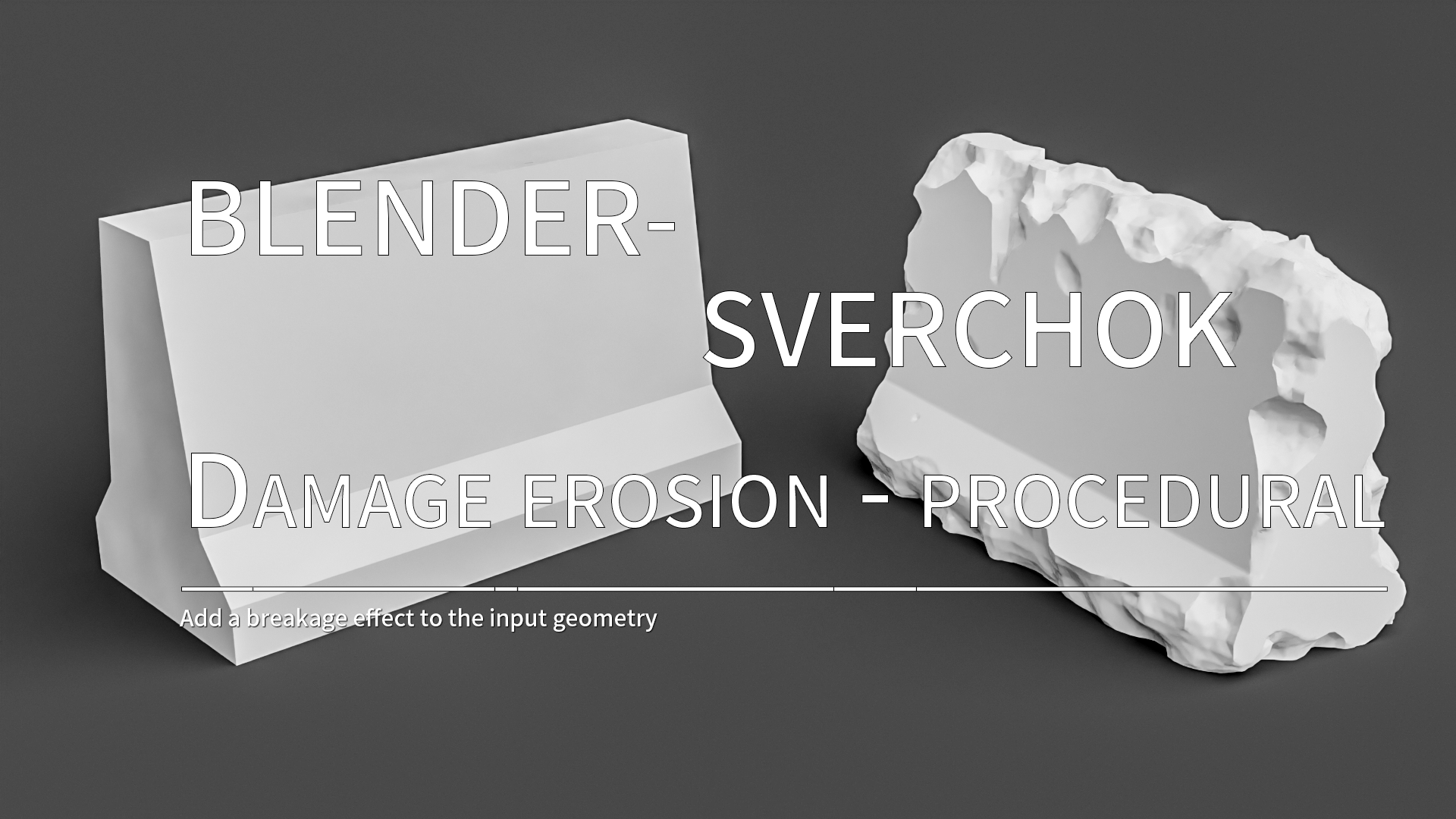 Blender Sverchok - Programming damage erosion node - Blender Market