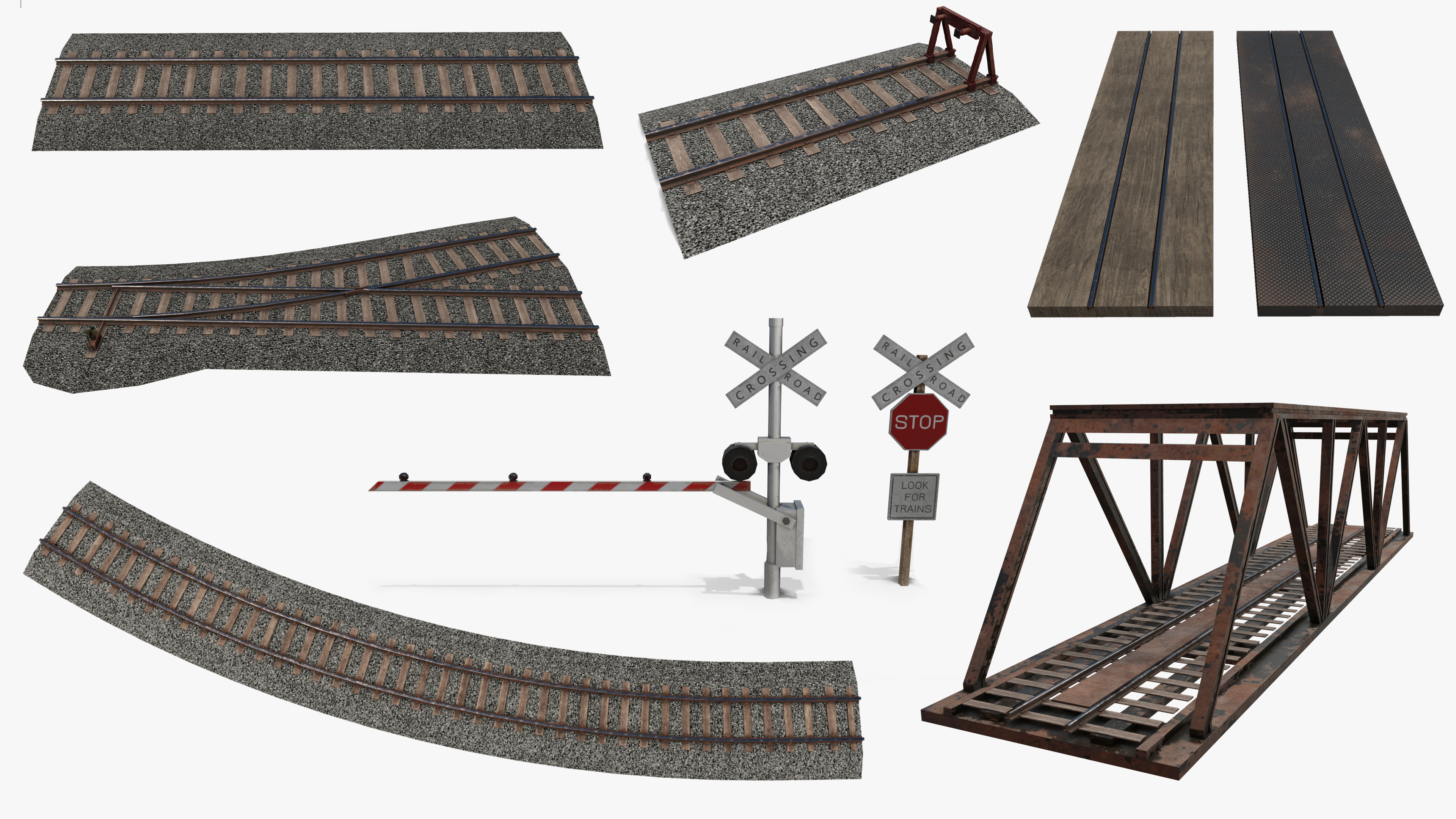 Railroad Modular Pack - Blender Market