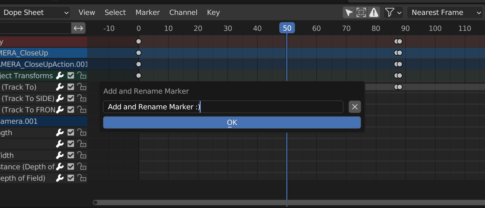 Add And Rename Marker Addon Blender Market 