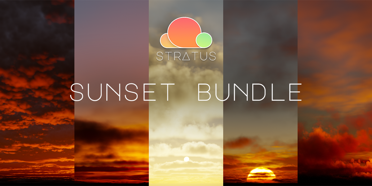 Stratus 8K HDRI Sunset Bundle - Blender Market