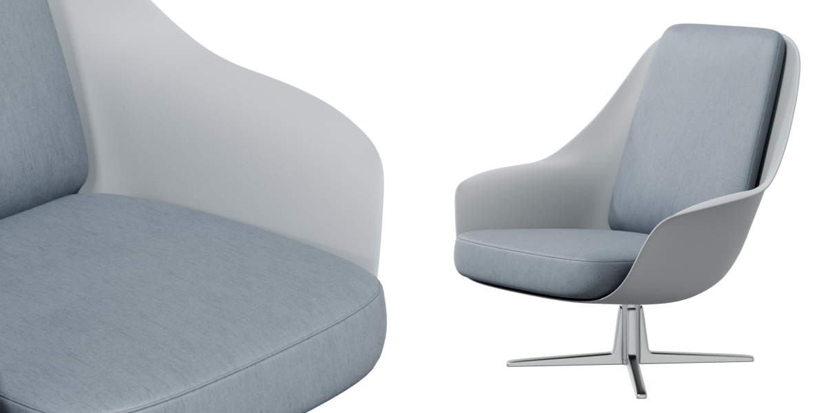 Chair - Flexform Sveva Light - Blender Market