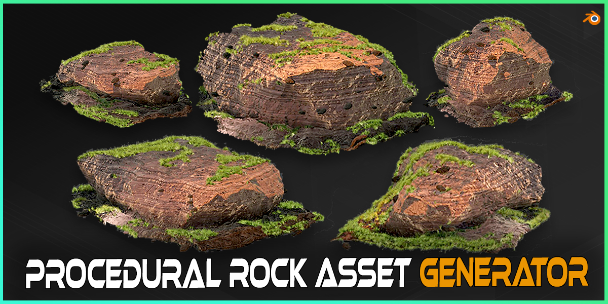 Procedural Rock Generator for Blender - Blender Market