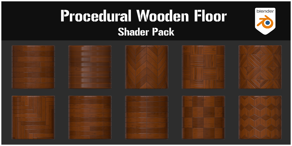 Procedural Wooden Floor Shader Pack - Blender Market