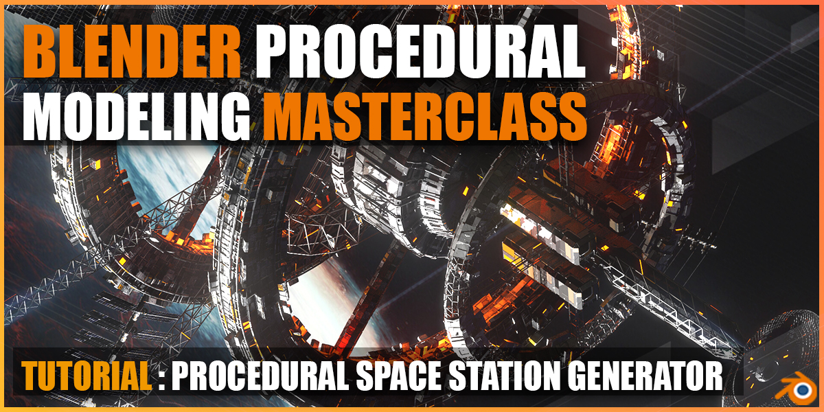 Blender Tutorial - Create Procedural Space Station Generator with ...