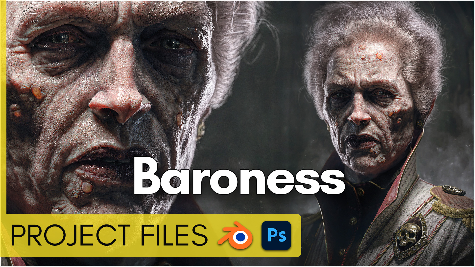 Baroness - Character Illustration Project Files - Blender Market