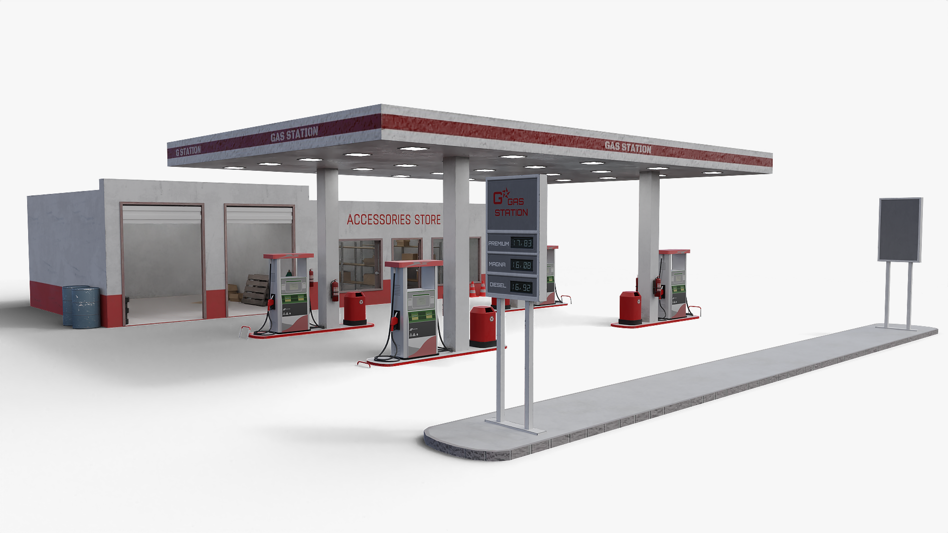 Gas Station 2 - Blender Market