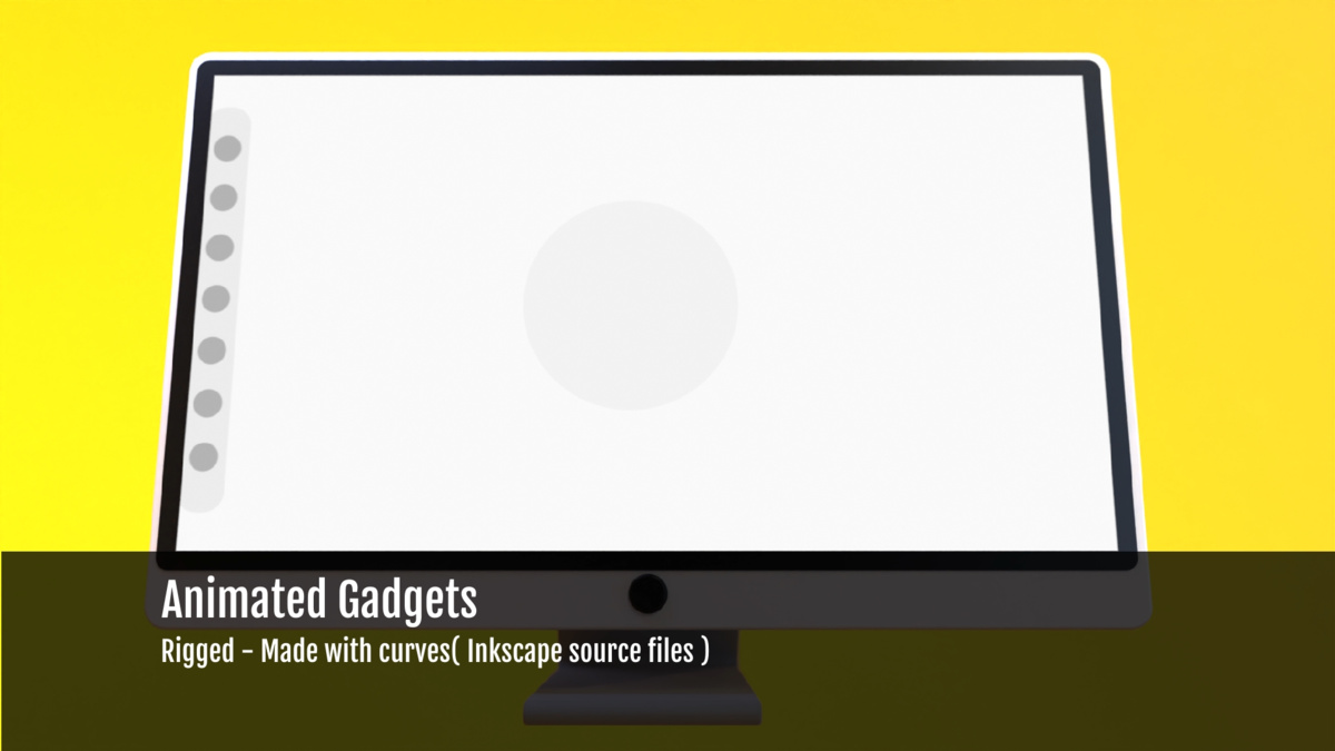 Motion graphics animated gadgets and elements - Blender Market