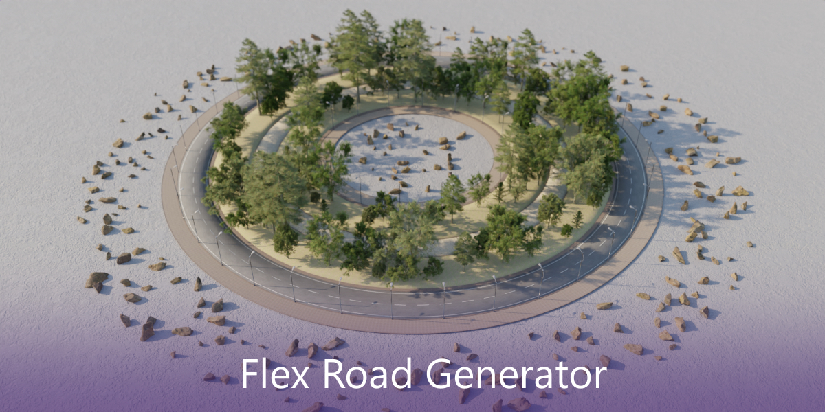 Flex Road Generator - Blender Market