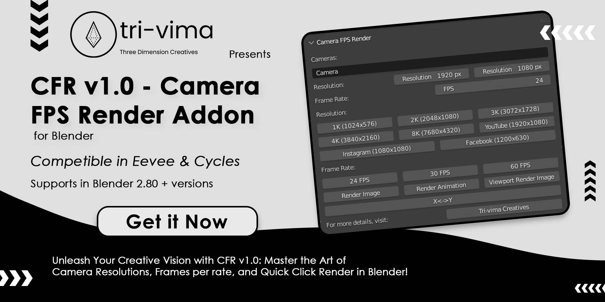 CFR v1 Camera FPS Render Addon for Blender - Blender Market