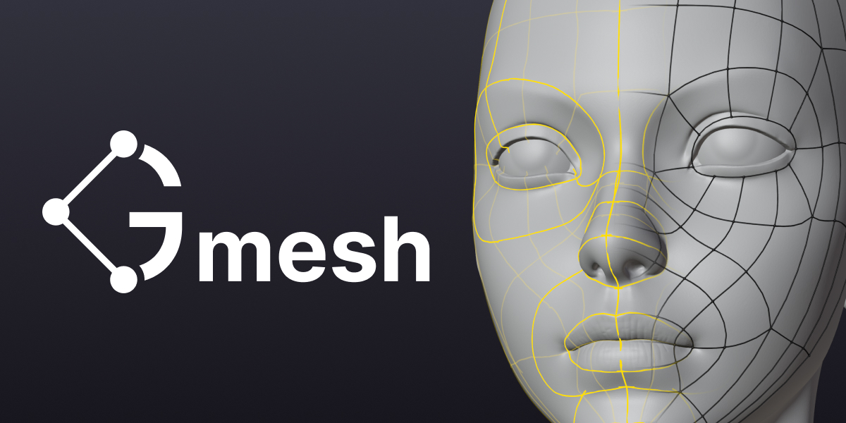 【アドオン紹介】G-Mesh – 手書きでガイドを書いてリトポロジー | CGbox