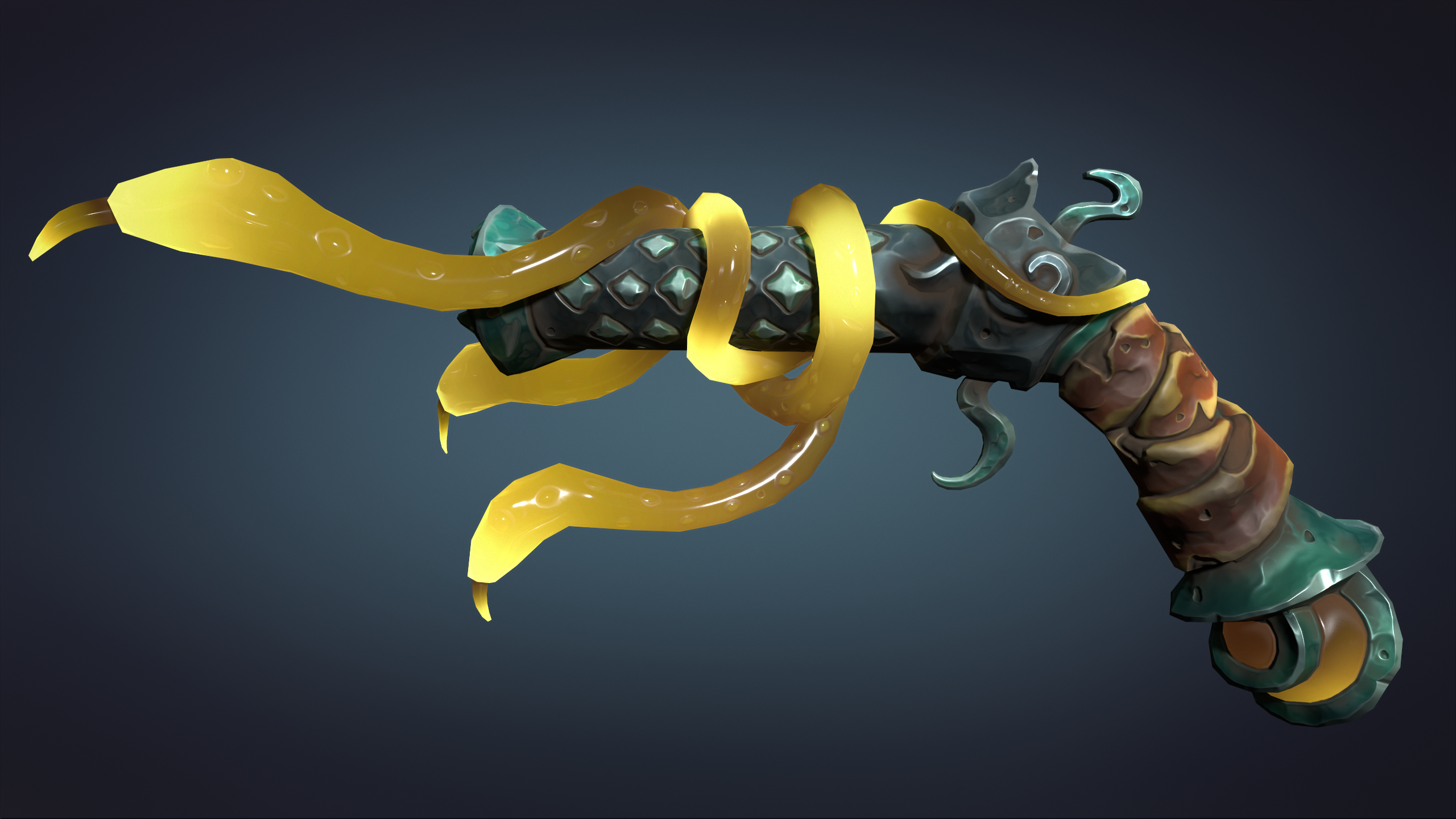 Snake pistol - Blender Market