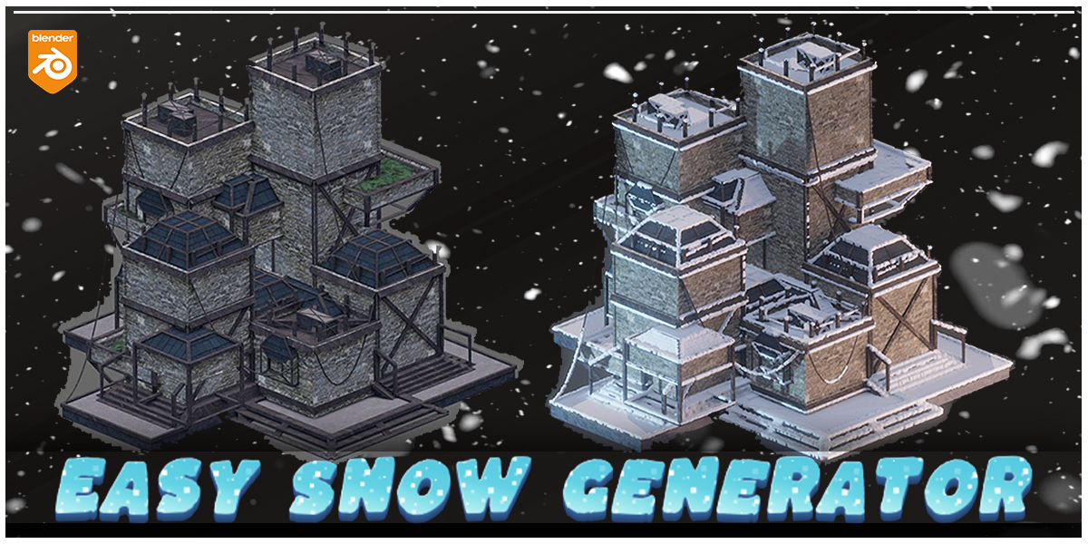 Easy Realistic Snow Generator - Blender Market