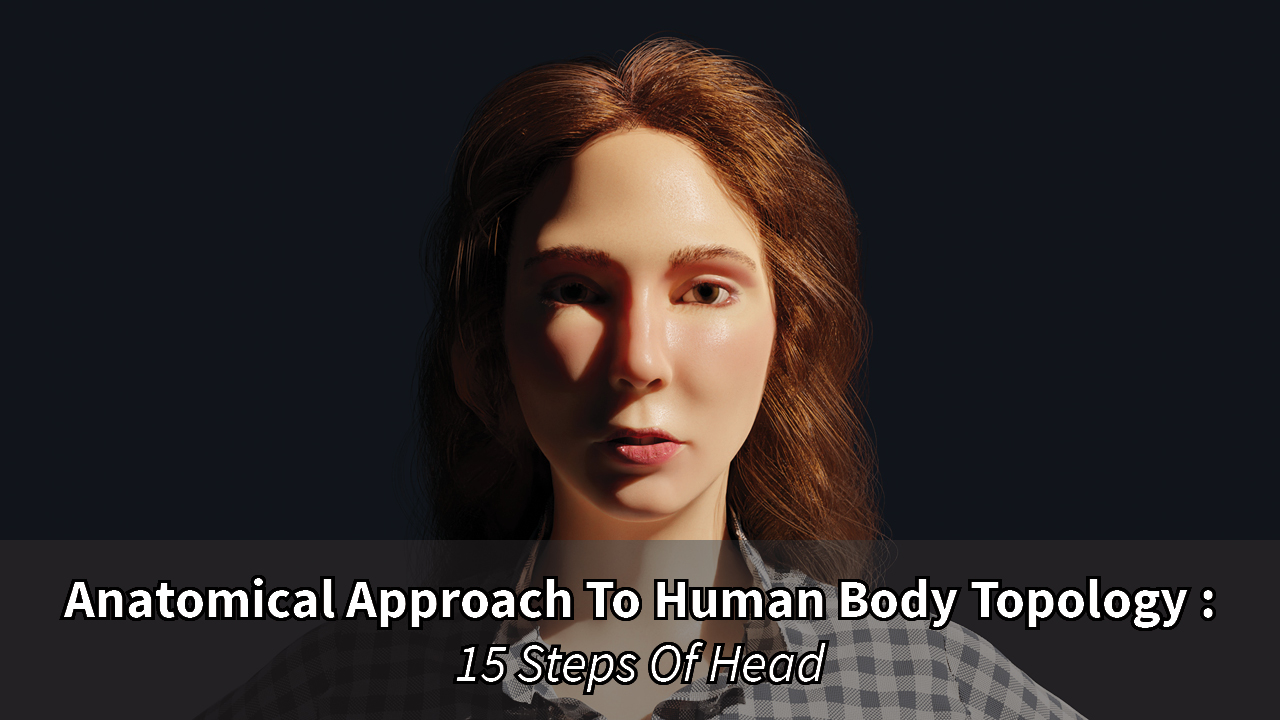 Anatomical Approach To Human Body Topology: 15 Steps Of Head - Blender ...