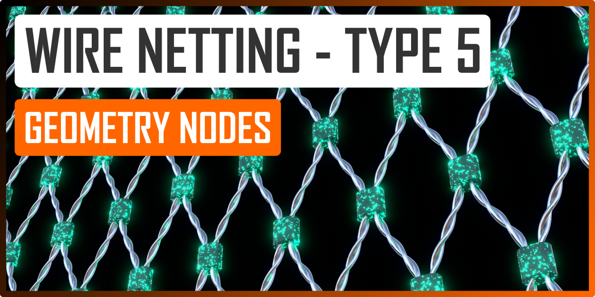 Procedural wire mesh type 5 - Blender Market