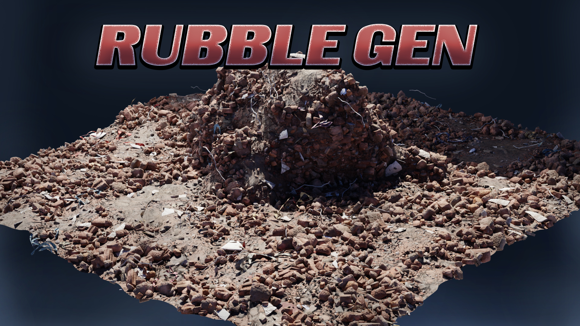 Simple Rubble Gen - Blender Market