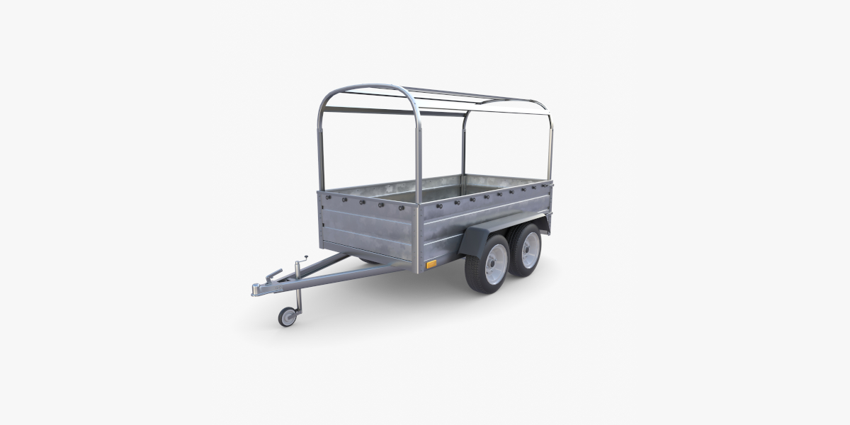 Cargo Trailer v6 - Blender Market
