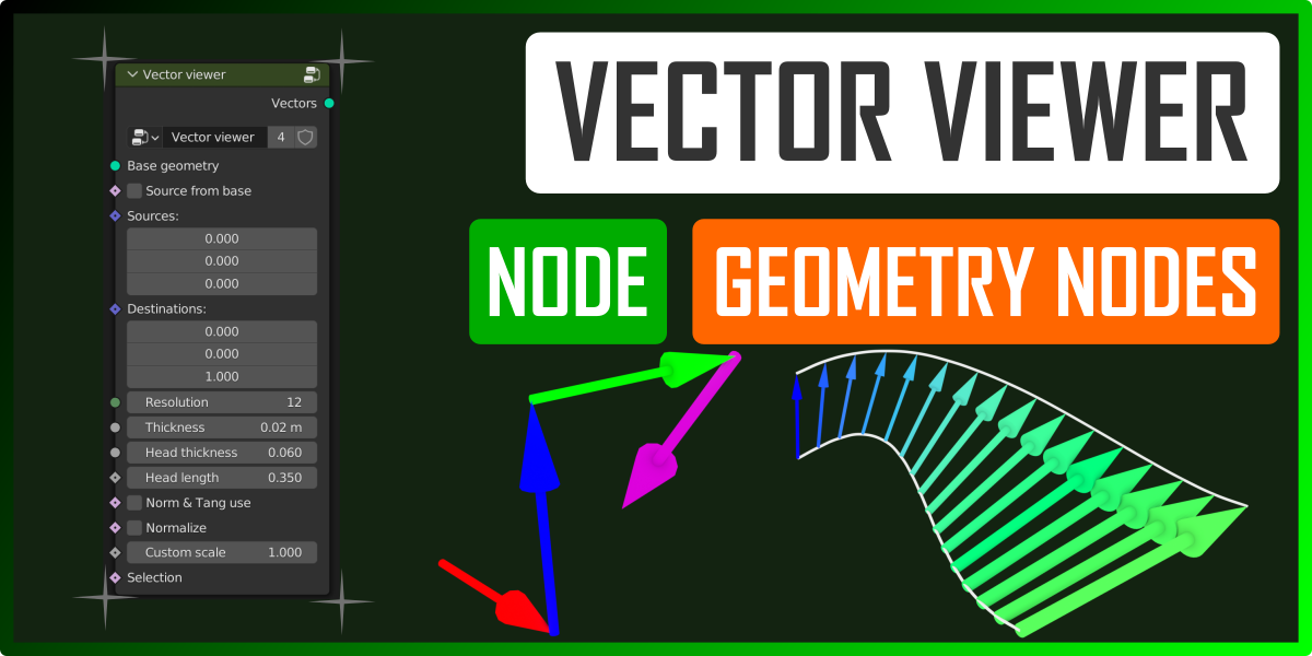 Vector Viewer node - Blender Market