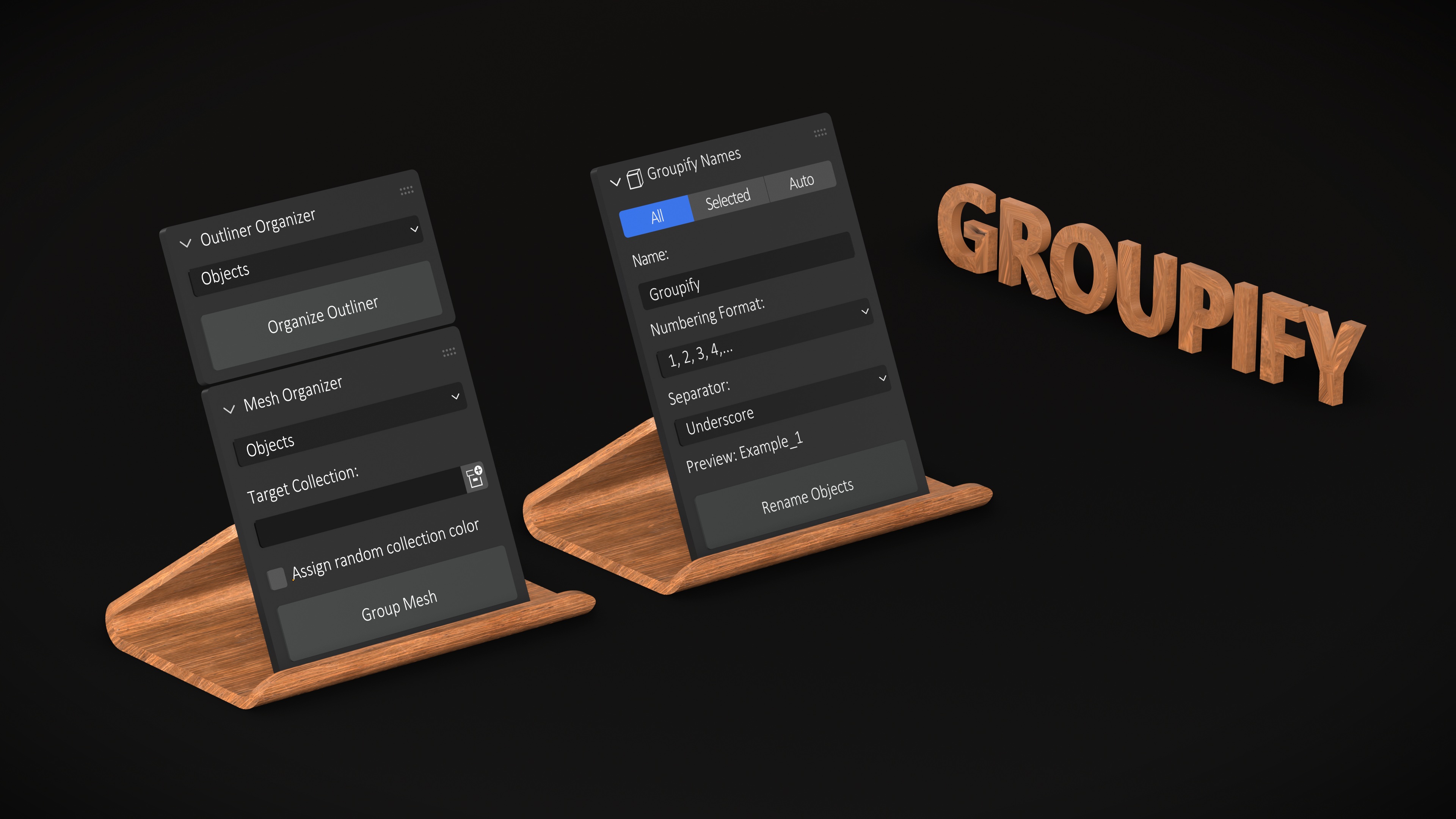 Groupify - Outliner organizer - Blender Market