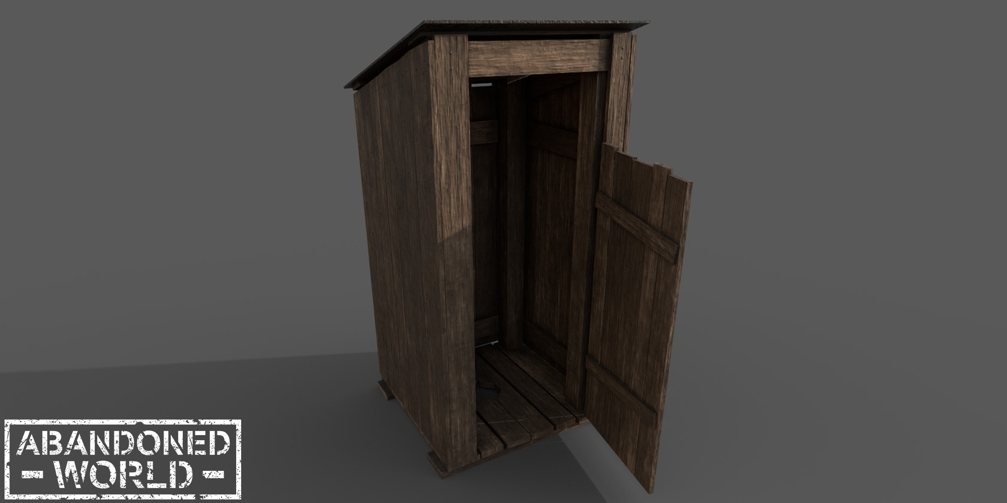 Wooden Outhouse - Blender Market