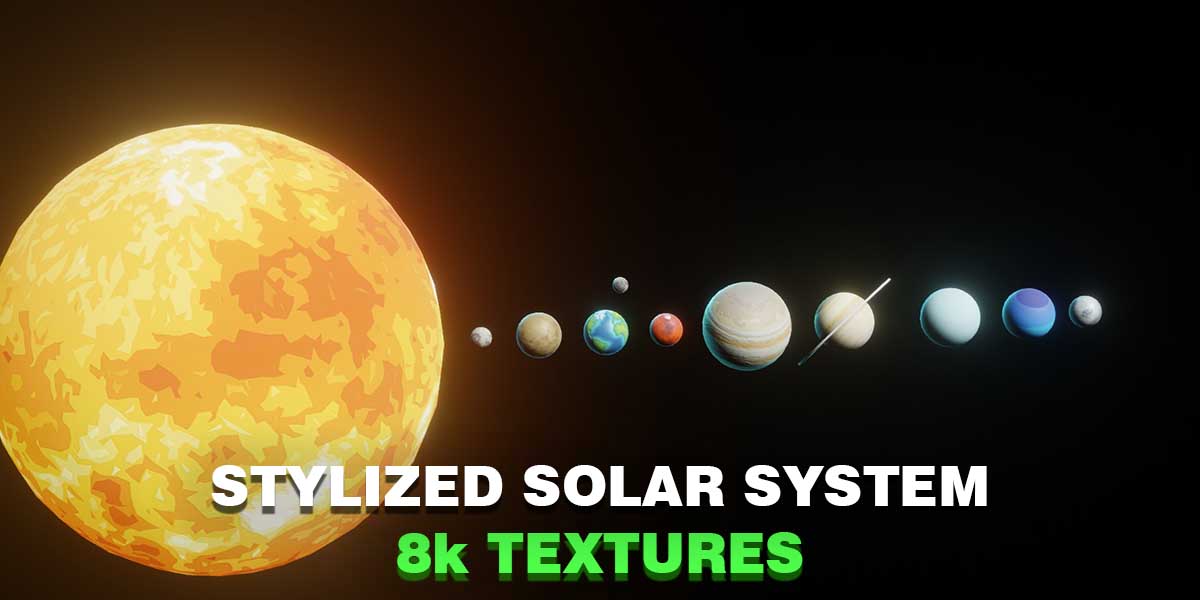 Solar System Textures
