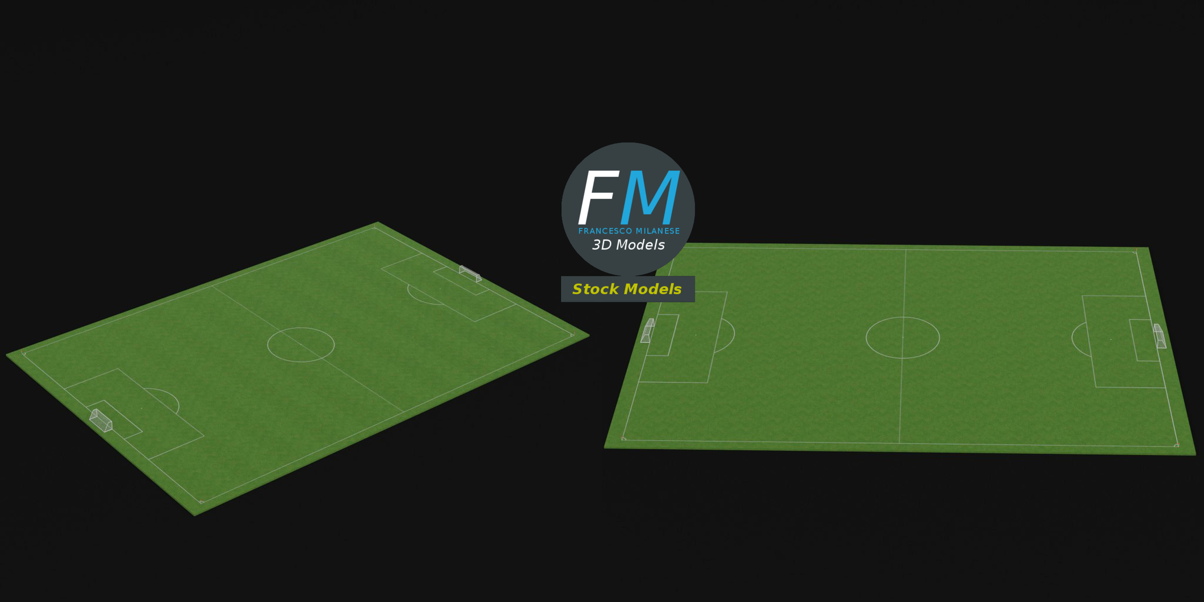 Football soccer field - Blender Market