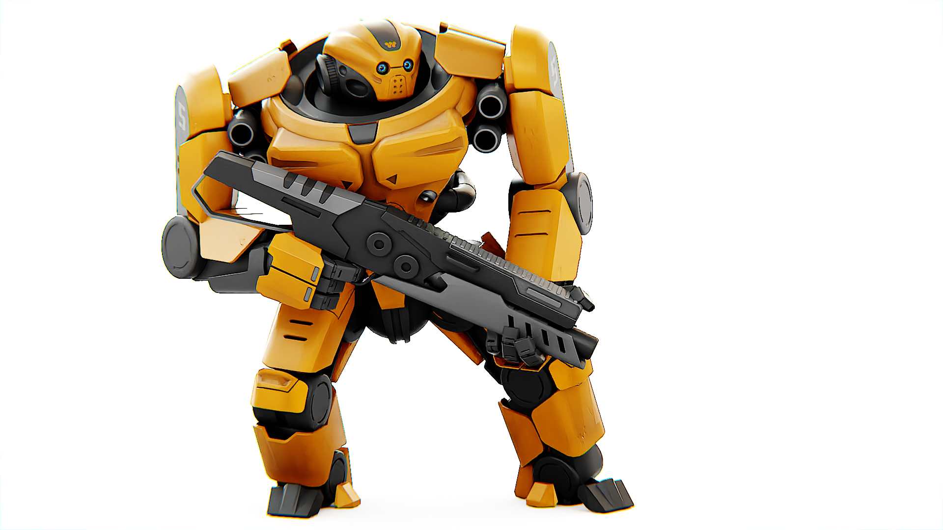 DOOM FIGHTER-V3 (rigged) - Blender Market