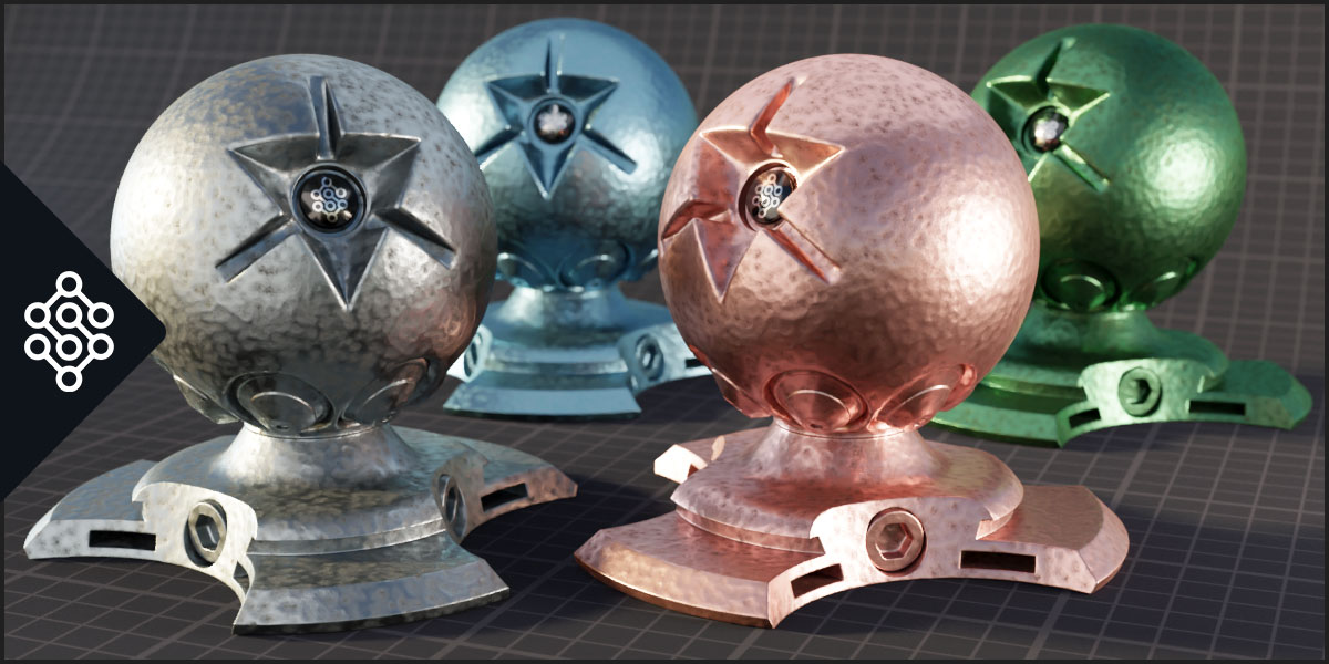 Procedural Hammered Copper and Metals - Blender Market