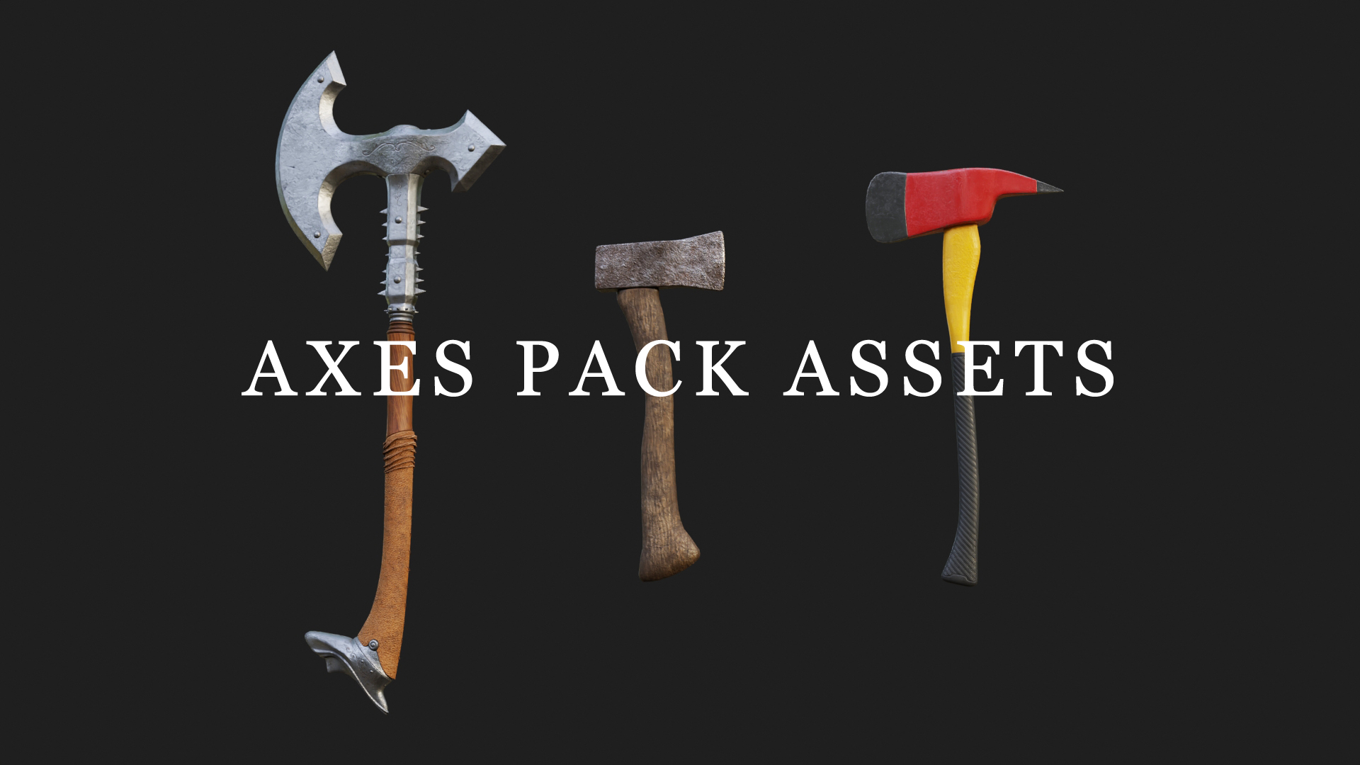 Axes Pack - Blender Market